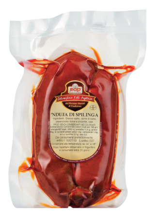Nduja di Spilinga ca. 400 g, Pikante, streichfähige Salami, Salumificio ...
